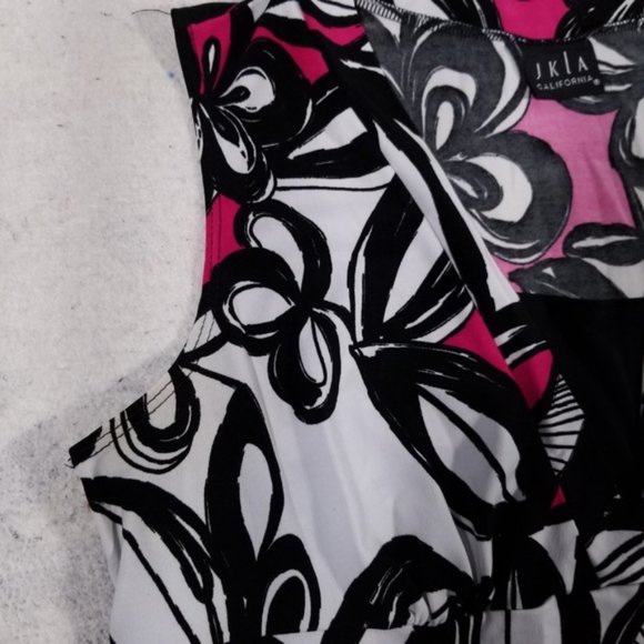 JKLA | Tops | Jkla California Floral Pink Sleeveless Tank Top | Poshmark